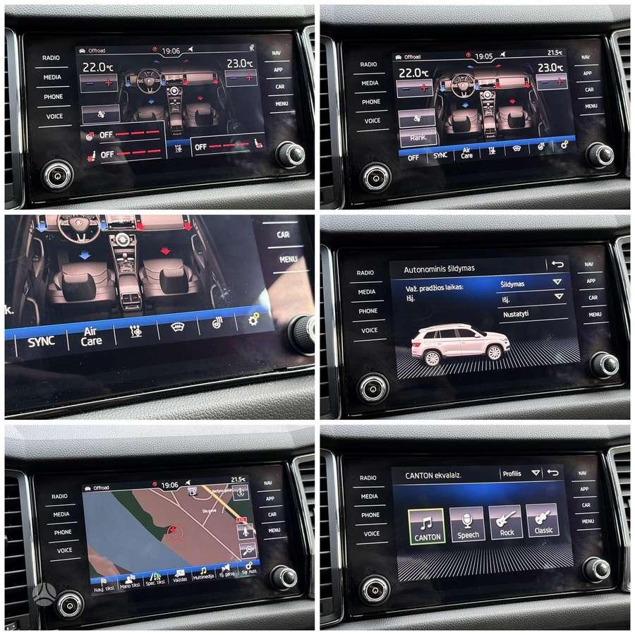 Серый Шкода Kodiaq 2018 в Пренай, объемом двигателя 1.97 л и пробегом 246 тыс. км за 15300 €, фото 47 на AUTOMOTO.COM.LV