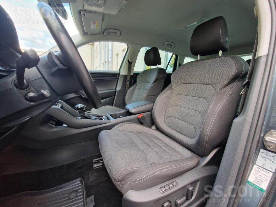 Grey Skoda Kodiaq 2018 in Jelgava, with an engine capacity of 1.50 L and mileage of 190 thousand km for 17490 €, photo 9 on AUTOMOTO.COM.LV