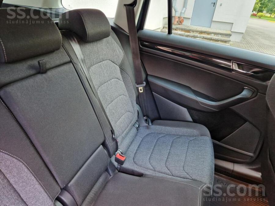Grey Skoda Kodiaq 2018 in Jelgava, with an engine capacity of 1.50 L and mileage of 190 thousand km for 17490 €, photo 14 on AUTOMOTO.COM.LV