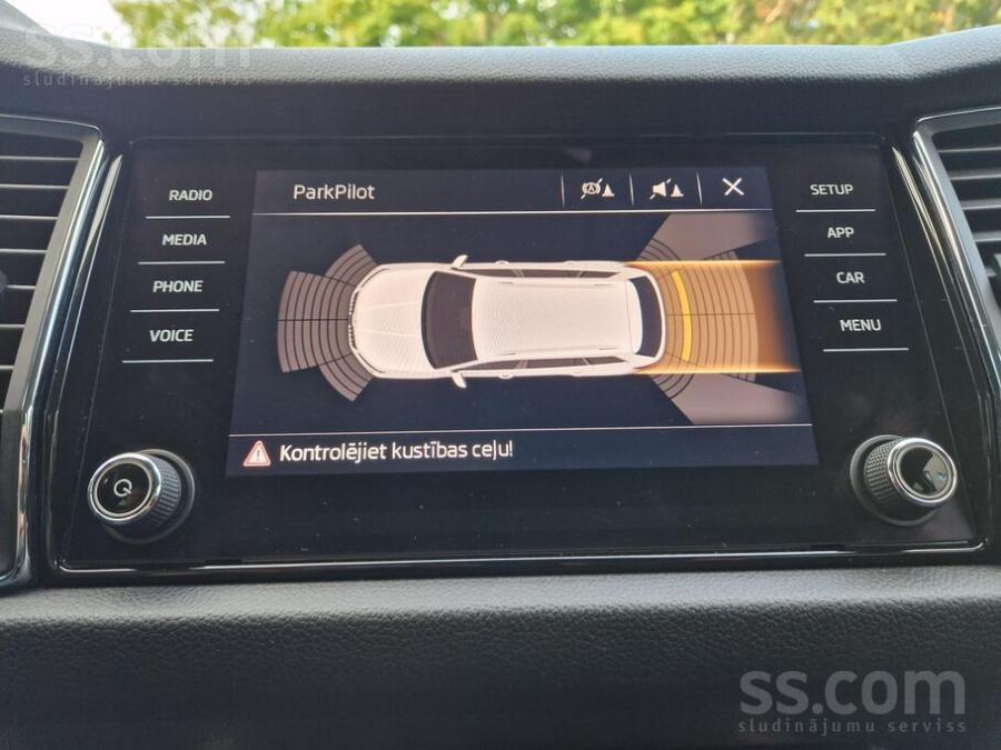 Grey Skoda Kodiaq 2018 in Jelgava, with an engine capacity of 1.50 L and mileage of 190 thousand km for 17490 €, photo 22 on AUTOMOTO.COM.LV