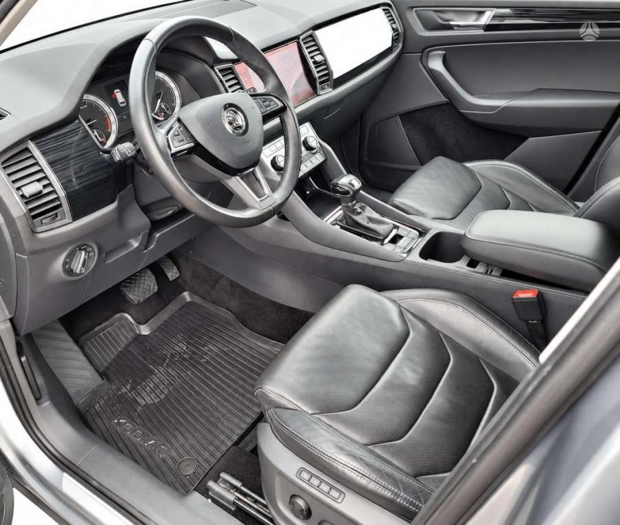 Pelēks Skoda Kodiaq 2018 Kauņa, ar dzinēja tilpumu 1.97 L un nobraukumu 227 tūkst. km par 17900 €, foto 10 vietnē AUTOMOTO.COM.LV