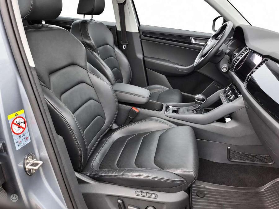 Pelēks Skoda Kodiaq 2018 Kauņa, ar dzinēja tilpumu 1.97 L un nobraukumu 227 tūkst. km par 17900 €, foto 11 vietnē AUTOMOTO.COM.LV