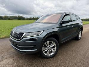 Grey Skoda Kodiaq 2018 in Prienai, with an engine capacity of 1.97 L and mileage of 274 thousand km for 16100 €, photo 3 on AUTOMOTO.COM.LV