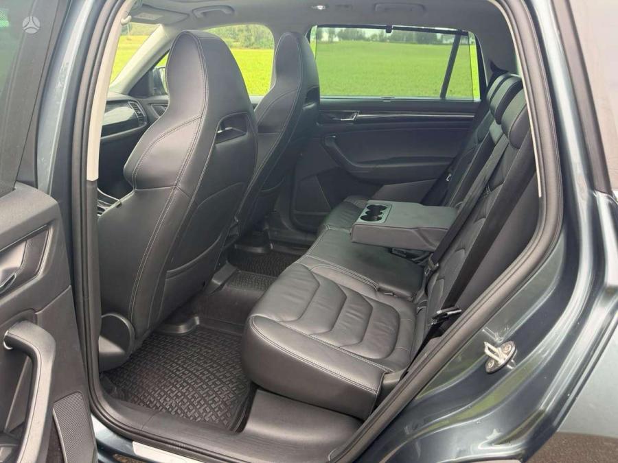 Grey Skoda Kodiaq 2018 in Prienai, with an engine capacity of 1.97 L and mileage of 274 thousand km for 16100 €, photo 24 on AUTOMOTO.COM.LV