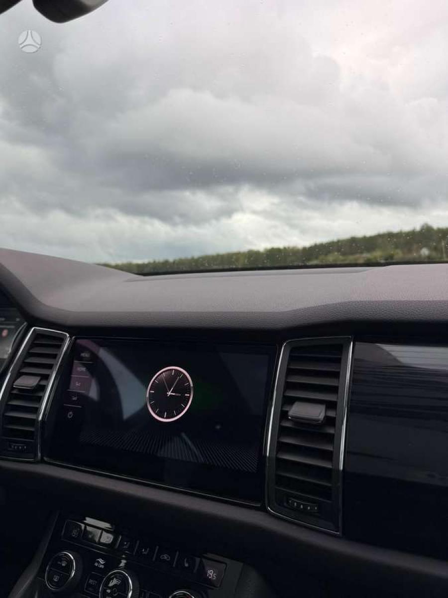 Grey Skoda Kodiaq 2018 in Prienai, with an engine capacity of 1.97 L and mileage of 274 thousand km for 16100 €, photo 34 on AUTOMOTO.COM.LV