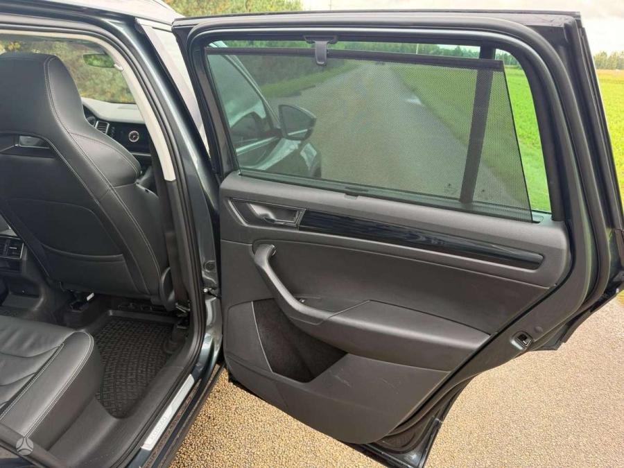 Grey Skoda Kodiaq 2018 in Prienai, with an engine capacity of 1.97 L and mileage of 274 thousand km for 16100 €, photo 41 on AUTOMOTO.COM.LV