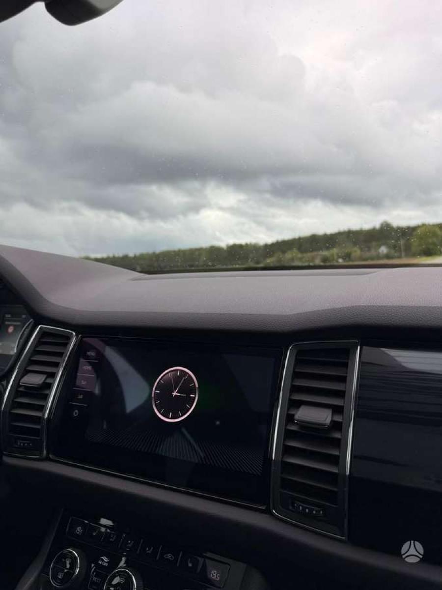 Grey Skoda Kodiaq 2018 in Prienai, with an engine capacity of 1.97 L and mileage of 274 thousand km for 16100 €, photo 46 on AUTOMOTO.COM.LV