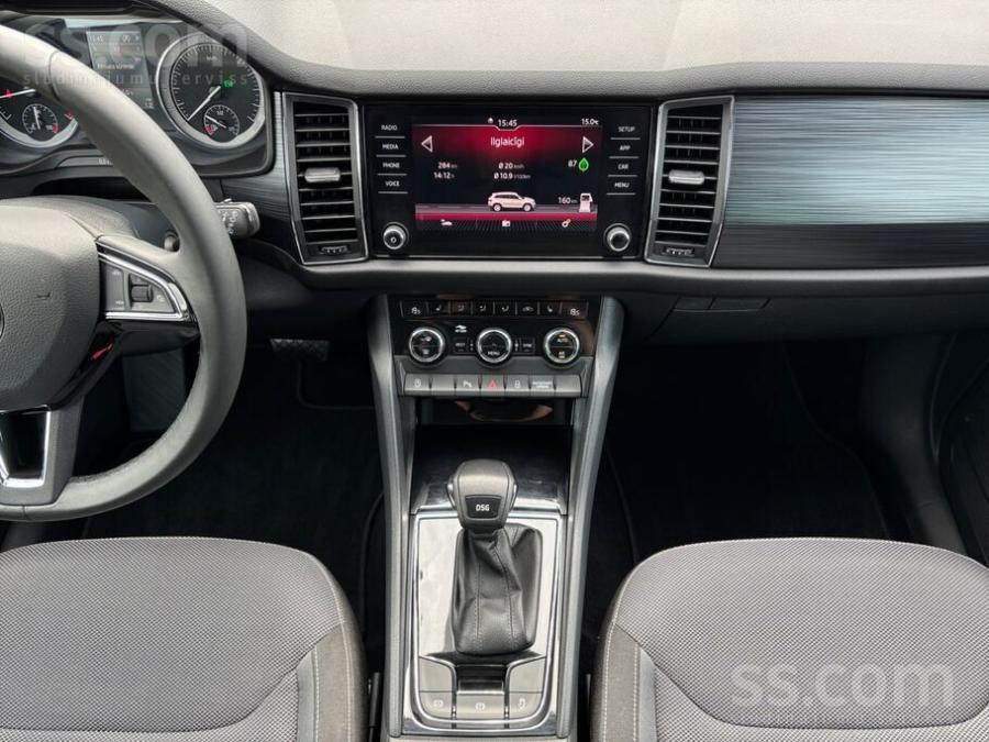 Grey Skoda Kodiaq 2019 in Riga, with an engine capacity of 1.50 L and mileage of 89 thousand km for 20290 €, photo 11 on AUTOMOTO.COM.LV