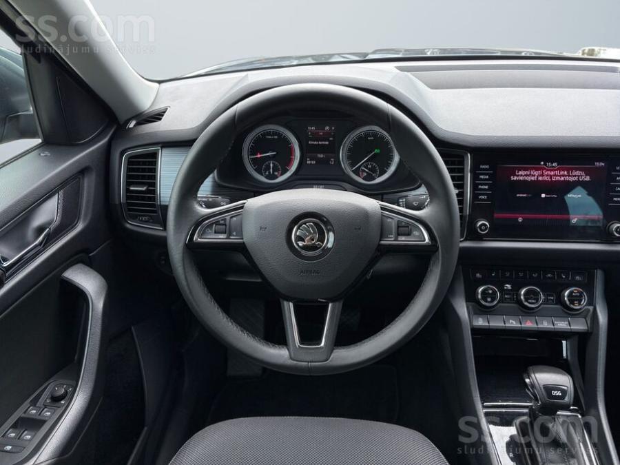 Grey Skoda Kodiaq 2019 in Riga, with an engine capacity of 1.50 L and mileage of 89 thousand km for 20290 €, photo 12 on AUTOMOTO.COM.LV