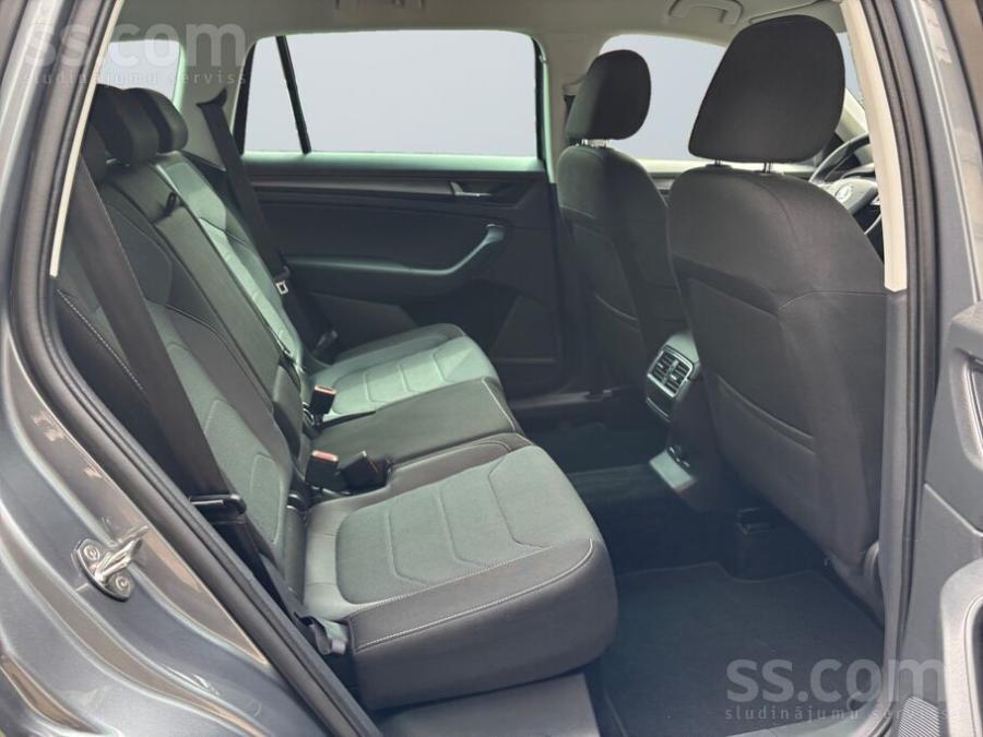 Grey Skoda Kodiaq 2019 in Riga, with an engine capacity of 1.50 L and mileage of 89 thousand km for 20290 €, photo 13 on AUTOMOTO.COM.LV