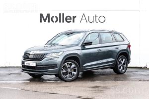 Pelēks Skoda Kodiaq 2019 Rīga, ar dzinēja tilpumu 2.00 L un nobraukumu 118 tūkst. km par 21950 €, foto  vietnē AUTOMOTO.COM.LV