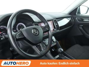 Grey Skoda Kodiaq 2019 in Kaunas, with an engine capacity of 1.50 L and mileage of 86 thousand km for 26427 €, photo 11 on AUTOMOTO.COM.LV