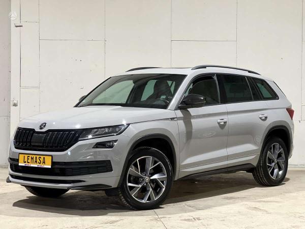 Pelēks Skoda Kodiaq 2019 Klaipėda, ar dzinēja tilpumu 1.50 L un nobraukumu 177 tūkst. km par 20999 €, foto 1 vietnē AUTOMOTO.COM.LV