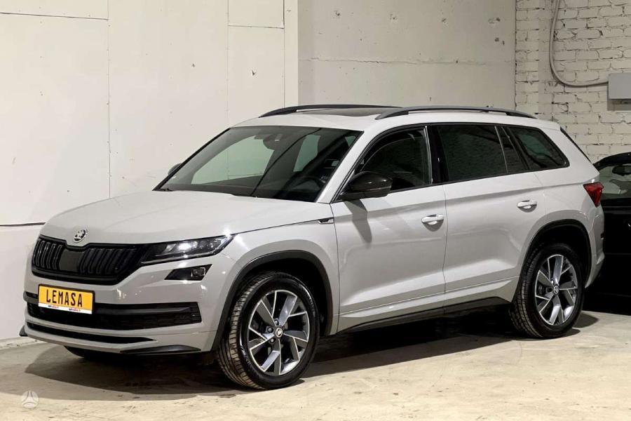 Grey Skoda Kodiaq 2019 in Klaipeda, with an engine capacity of 1.50 L and mileage of 177 thousand km for 20999 €, photo 15 on AUTOMOTO.COM.LV