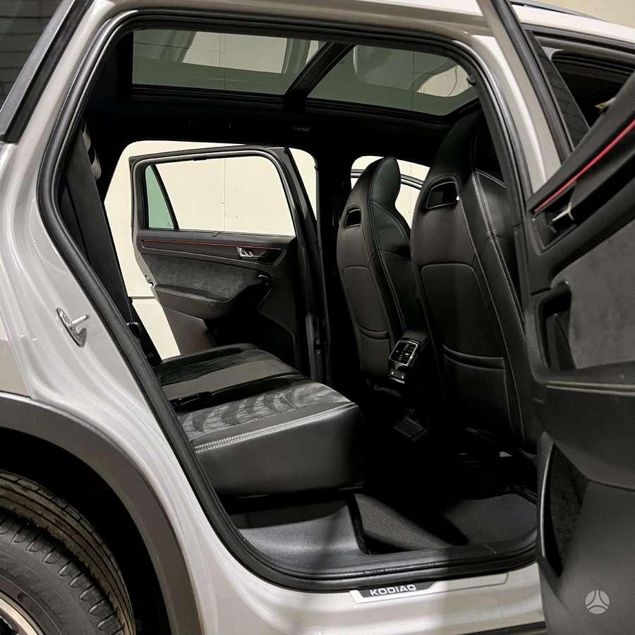 Grey Skoda Kodiaq 2019 in Klaipeda, with an engine capacity of 1.50 L and mileage of 177 thousand km for 20999 €, photo 16 on AUTOMOTO.COM.LV