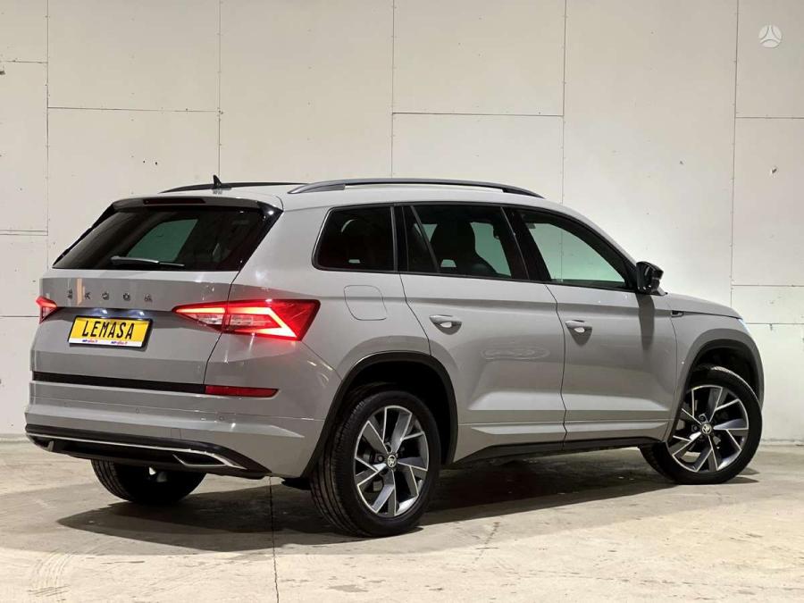 Grey Skoda Kodiaq 2019 in Klaipeda, with an engine capacity of 1.50 L and mileage of 177 thousand km for 20999 €, photo 28 on AUTOMOTO.COM.LV