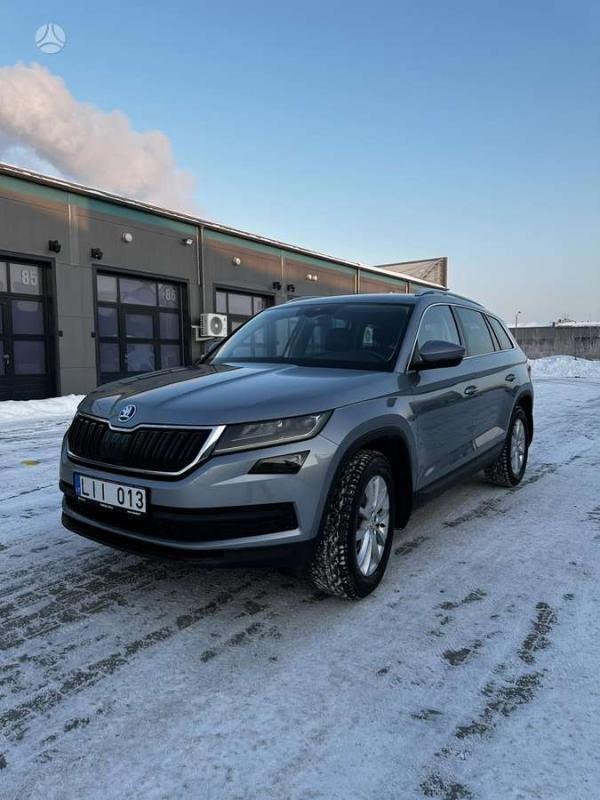 Pelēks Skoda Kodiaq 2019 Kauņa, ar dzinēja tilpumu 1.97 L un nobraukumu 141 tūkst. km par 21000 €, foto 1 vietnē AUTOMOTO.COM.LV
