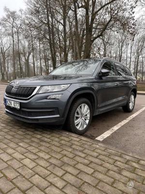 Grey Skoda Kodiaq 2019 in Salcininkai, with an engine capacity of 1.97 L and mileage of 23 thousand km for 24000 €, photo  on AUTOMOTO.COM.LV