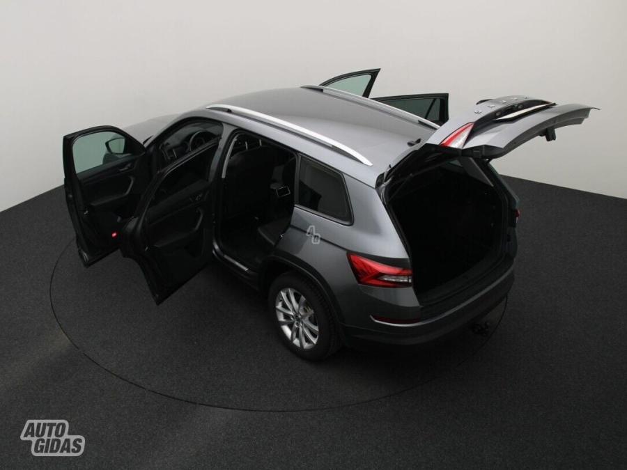 Grey Skoda Kodiaq 2019 in Vilnius, with an engine capacity of 1.50 L and mileage of 210 thousand km for 17999 €, photo 13 on AUTOMOTO.COM.LV