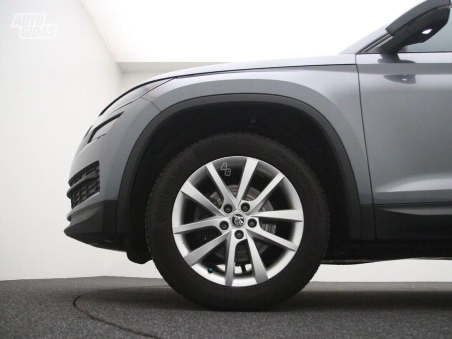 Grey Skoda Kodiaq 2019 in Vilnius, with an engine capacity of 1.50 L and mileage of 210 thousand km for 17999 €, photo 28 on AUTOMOTO.COM.LV