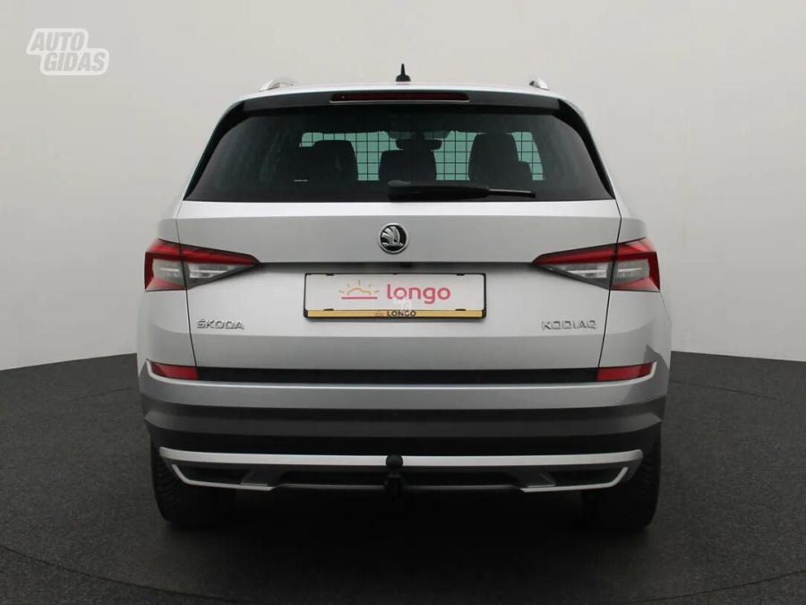 Grey Skoda Kodiaq 2019 in Vilnius, with an engine capacity of 2.00 L and mileage of 129 thousand km for 22899 €, photo 6 on AUTOMOTO.COM.LV