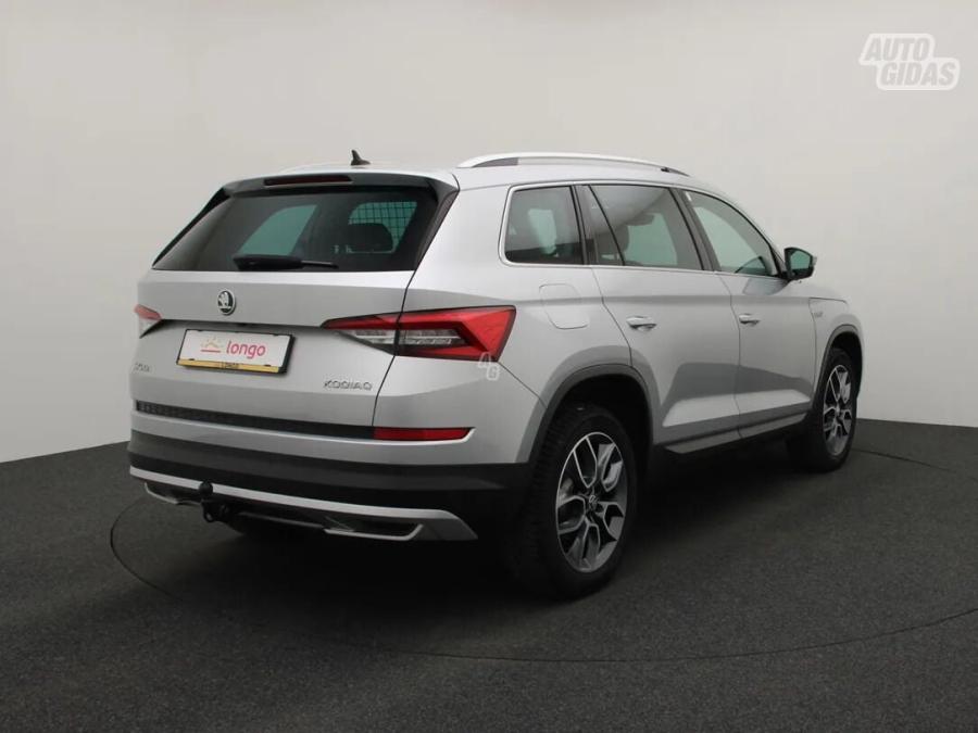 Grey Skoda Kodiaq 2019 in Vilnius, with an engine capacity of 2.00 L and mileage of 129 thousand km for 22899 €, photo 9 on AUTOMOTO.COM.LV