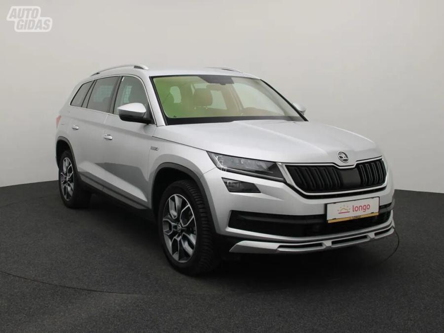 Grey Skoda Kodiaq 2019 in Vilnius, with an engine capacity of 2.00 L and mileage of 129 thousand km for 22899 €, photo 11 on AUTOMOTO.COM.LV