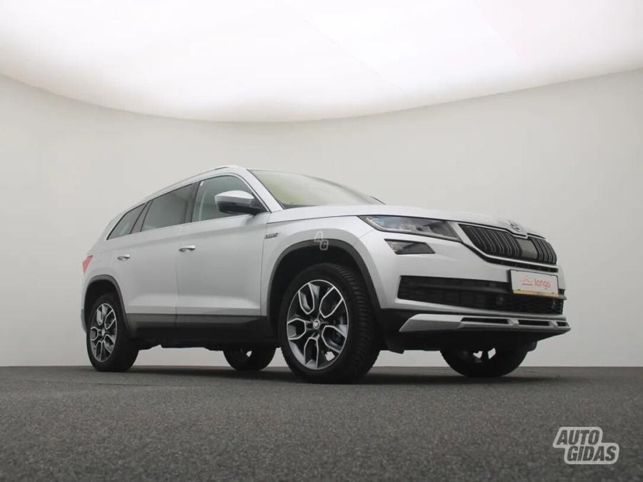 Grey Skoda Kodiaq 2019 in Vilnius, with an engine capacity of 2.00 L and mileage of 129 thousand km for 22899 €, photo 12 on AUTOMOTO.COM.LV