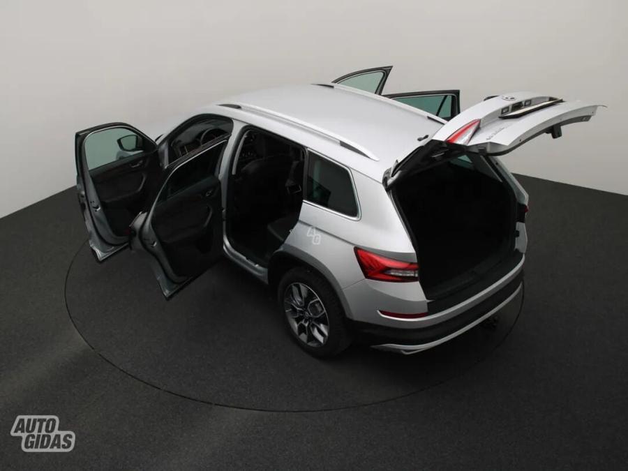 Grey Skoda Kodiaq 2019 in Vilnius, with an engine capacity of 2.00 L and mileage of 129 thousand km for 22899 €, photo 14 on AUTOMOTO.COM.LV