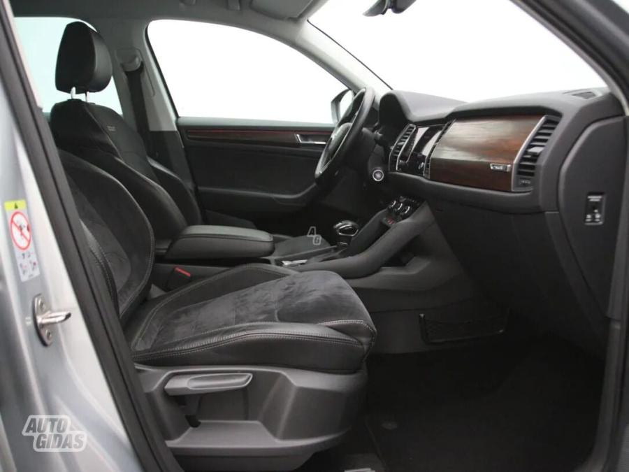 Grey Skoda Kodiaq 2019 in Vilnius, with an engine capacity of 2.00 L and mileage of 129 thousand km for 22899 €, photo 15 on AUTOMOTO.COM.LV