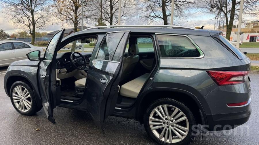 Серый Шкода Kodiaq 2019 в Рига, объемом двигателя 2.00 л и пробегом 140 тыс. км за 24000 €, фото 14 на AUTOMOTO.COM.LV