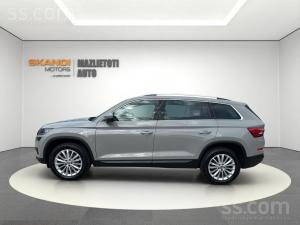 Grey Skoda Kodiaq 2019 in Riga, with an engine capacity of 2.00 L and mileage of 144 thousand km for 21490 €, photo 4 on AUTOMOTO.COM.LV