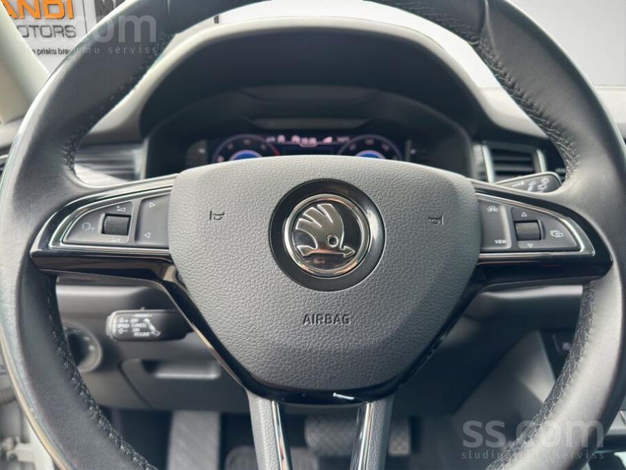 Grey Skoda Kodiaq 2019 in Riga, with an engine capacity of 2.00 L and mileage of 144 thousand km for 21490 €, photo 11 on AUTOMOTO.COM.LV