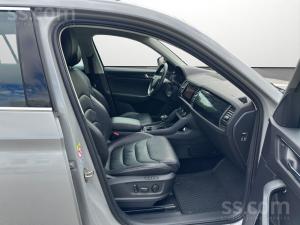 Grey Skoda Kodiaq 2019 in Riga, with an engine capacity of 2.00 L and mileage of 144 thousand km for 21490 €, photo 17 on AUTOMOTO.COM.LV