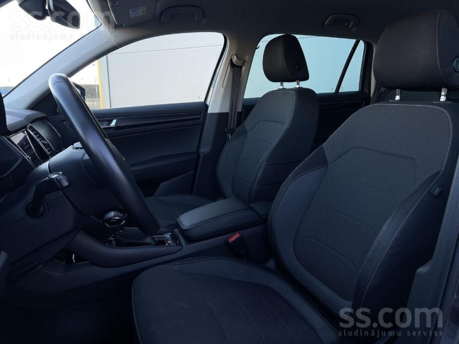 Grey Skoda Kodiaq 2019 in Jekabpils, with an engine capacity of 1.50 L and mileage of 269 thousand km for 15800 €, photo 15 on AUTOMOTO.COM.LV