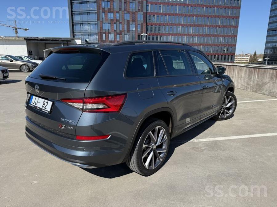 Pelēks Skoda Kodiaq 2019 Rīga, ar dzinēja tilpumu 2.00 L un nobraukumu 170 tūkst. km par 22000 €, foto 5 vietnē AUTOMOTO.COM.LV