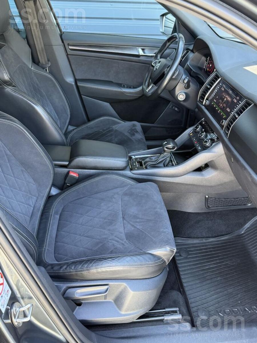 Pelēks Skoda Kodiaq 2019 Rīga, ar dzinēja tilpumu 2.00 L un nobraukumu 170 tūkst. km par 22000 €, foto 13 vietnē AUTOMOTO.COM.LV