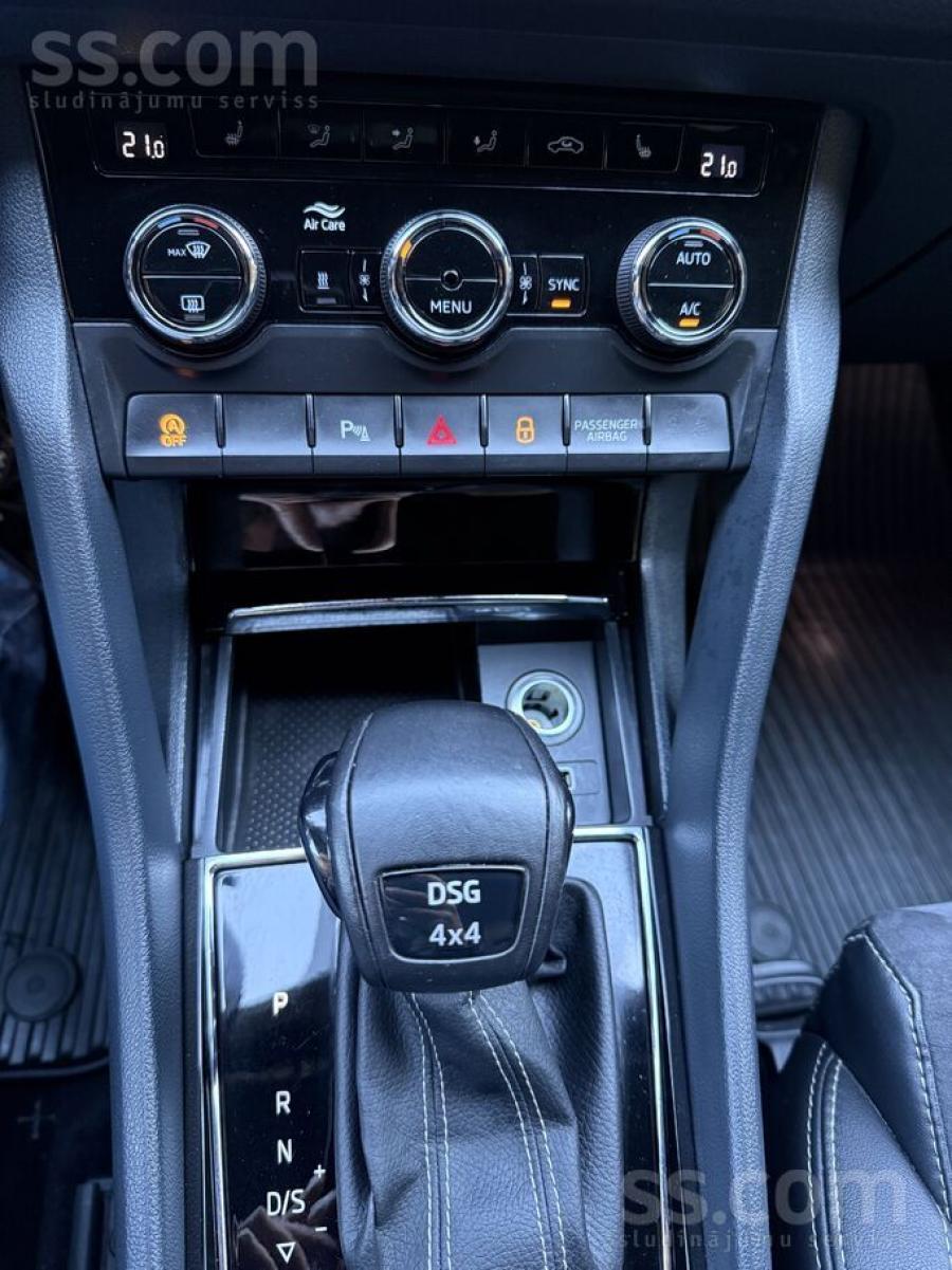 Pelēks Skoda Kodiaq 2019 Rīga, ar dzinēja tilpumu 2.00 L un nobraukumu 170 tūkst. km par 22000 €, foto 16 vietnē AUTOMOTO.COM.LV