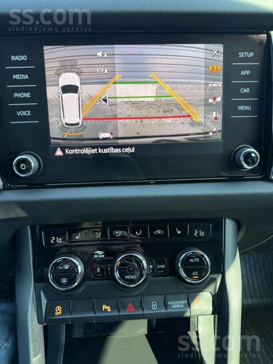 Pelēks Skoda Kodiaq 2019 Rīga, ar dzinēja tilpumu 2.00 L un nobraukumu 170 tūkst. km par 22000 €, foto 30 vietnē AUTOMOTO.COM.LV