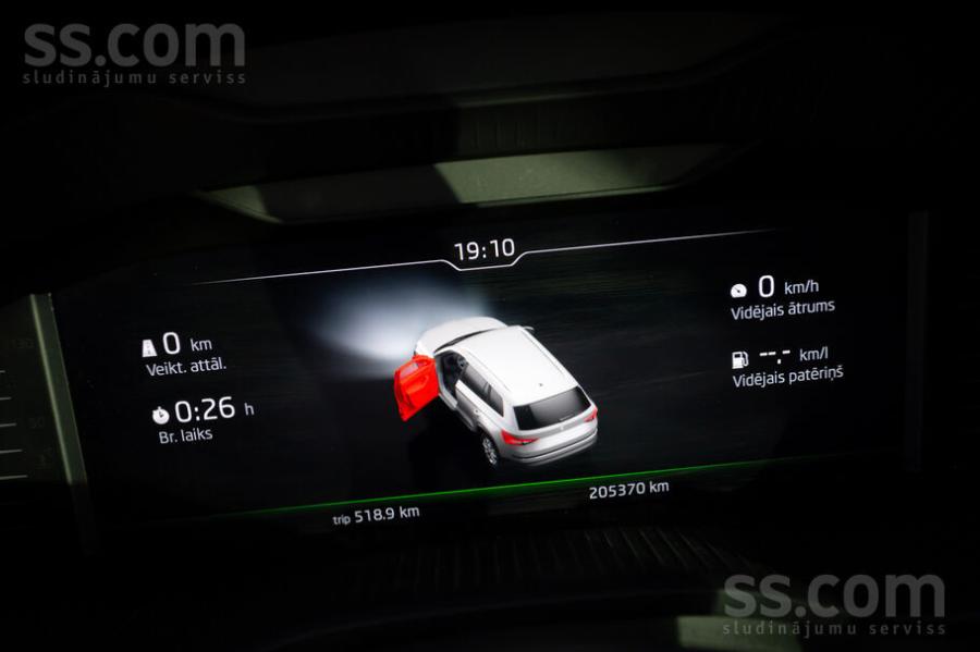 Серый Шкода Kodiaq 2019 в Елгава, объемом двигателя 1.50 л и пробегом 205 тыс. км за 18000 €, фото 13 на AUTOMOTO.COM.LV