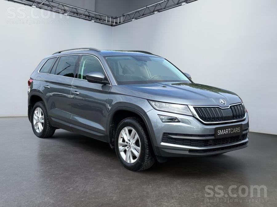 Grey Skoda Kodiaq 2019 in Riga, with an engine capacity of 1.50 L and mileage of 106 thousand km for 18700 €, photo 8 on AUTOMOTO.COM.LV