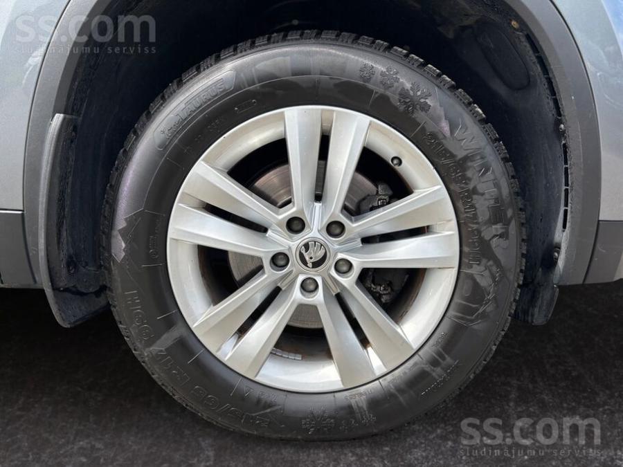 Grey Skoda Kodiaq 2019 in Riga, with an engine capacity of 1.50 L and mileage of 106 thousand km for 18700 €, photo 15 on AUTOMOTO.COM.LV