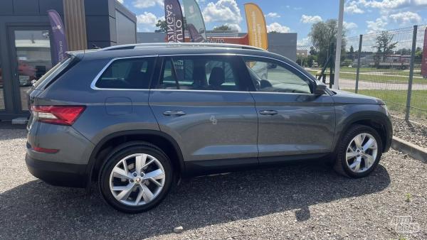 Grey Skoda Kodiaq 2019 in Marijampole, with an engine capacity of 2.00 L and mileage of 210 thousand km for 16900 €, photo 8 on AUTOMOTO.COM.LV