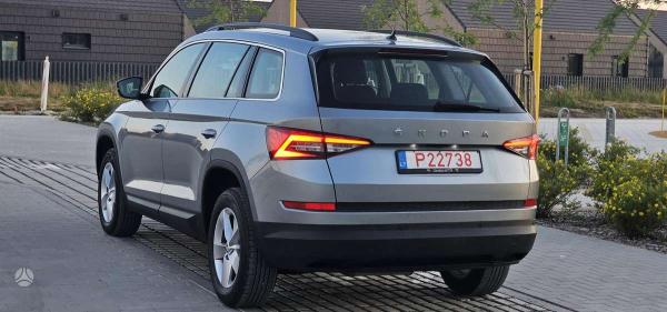 Grey Skoda Kodiaq 2019 in Klaipeda, with an engine capacity of 2.00 L and mileage of 98 thousand km for 19800 €, photo 4 on AUTOMOTO.COM.LV