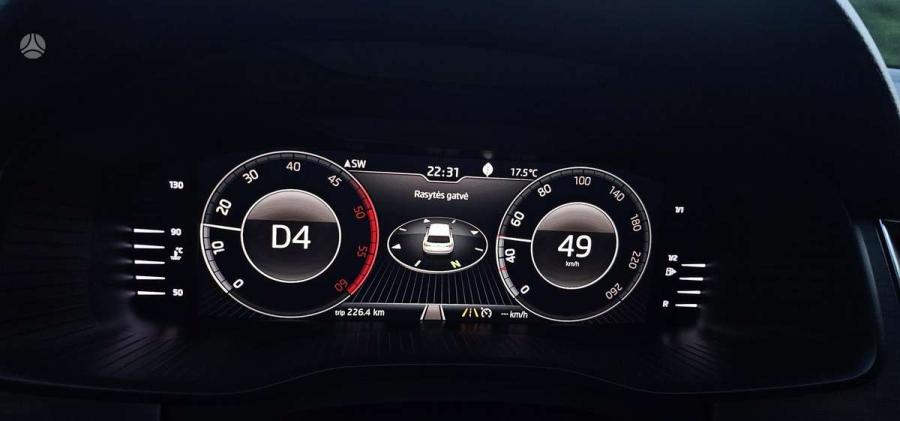 Pelēks Skoda Kodiaq 2019 Klaipėda, ar dzinēja tilpumu 2.00 L un nobraukumu 98 tūkst. km par 19800 €, foto 28 vietnē AUTOMOTO.COM.LV