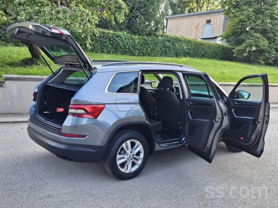 Grey Skoda Kodiaq 2019 in Jekabpils, with an engine capacity of 1.50 L and mileage of 269 thousand km for 15490 €, photo 25 on AUTOMOTO.COM.LV