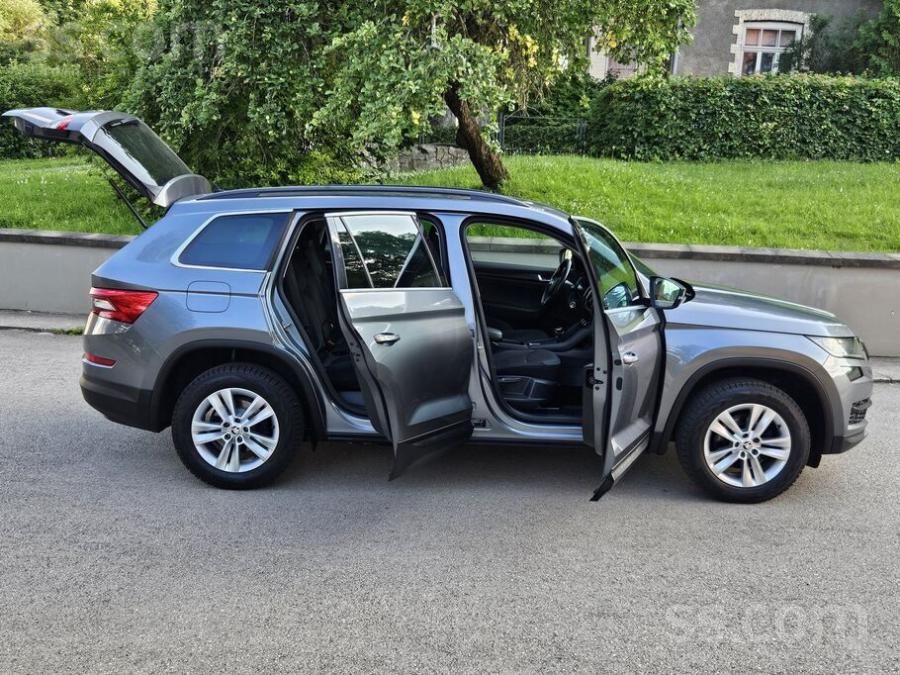 Grey Skoda Kodiaq 2019 in Jekabpils, with an engine capacity of 1.50 L and mileage of 269 thousand km for 15490 €, photo 26 on AUTOMOTO.COM.LV