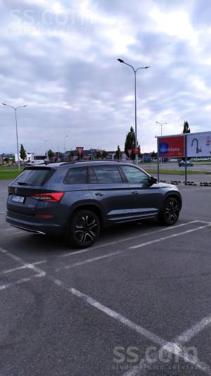 Pelēks Skoda Kodiaq 2019 Rīga, ar dzinēja tilpumu 2.00 L un nobraukumu 145 tūkst. km par 23200 €, foto 6 vietnē AUTOMOTO.COM.LV