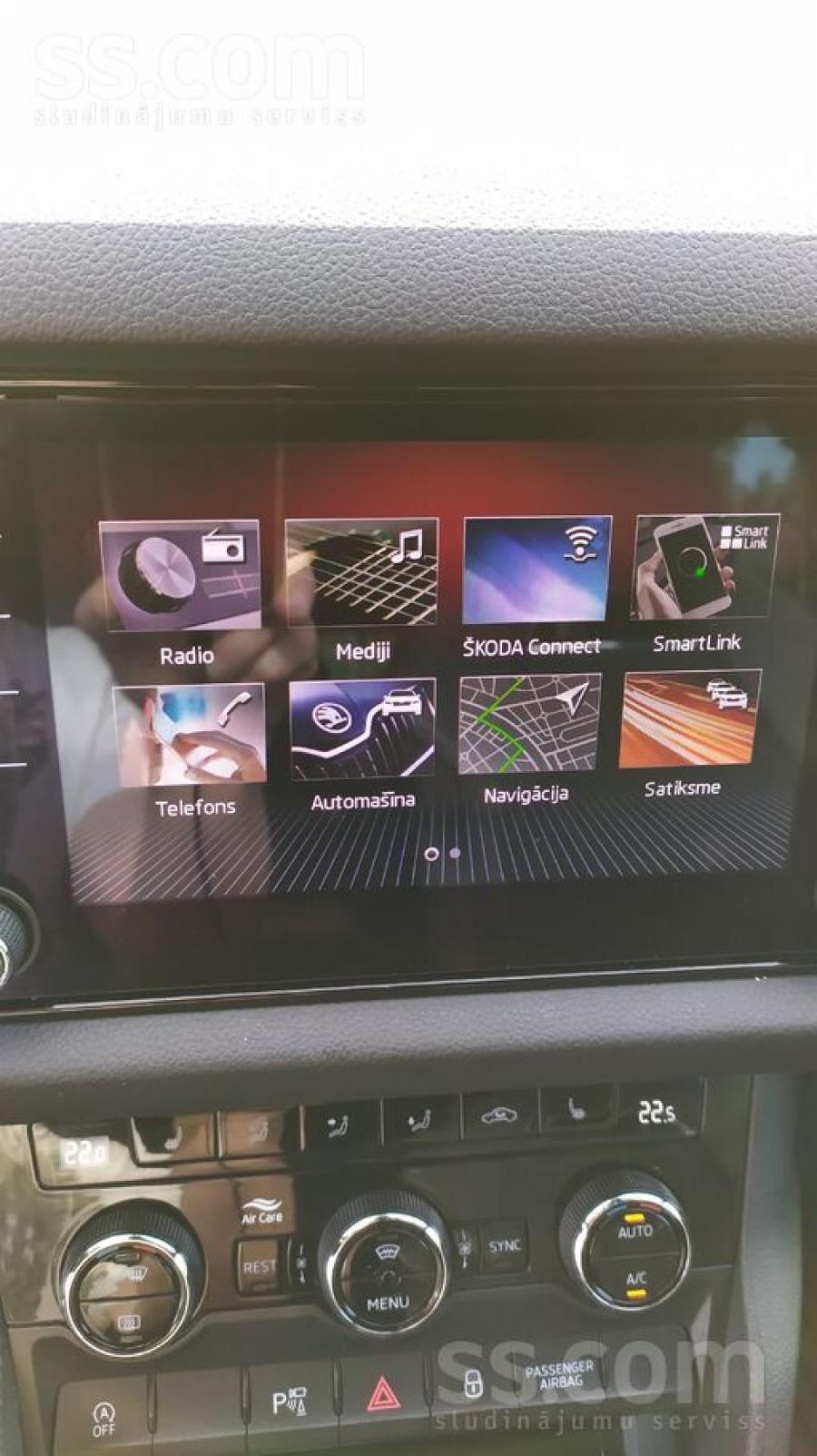 Pelēks Skoda Kodiaq 2019 Rīga, ar dzinēja tilpumu 2.00 L un nobraukumu 145 tūkst. km par 23200 €, foto 24 vietnē AUTOMOTO.COM.LV