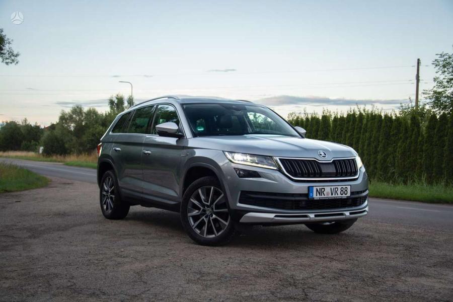 Серый Шкода Kodiaq 2019 в Электренай, объемом двигателя 1.97 л и пробегом 237 тыс. км за 18750 €, фото 1 на AUTOMOTO.COM.LV